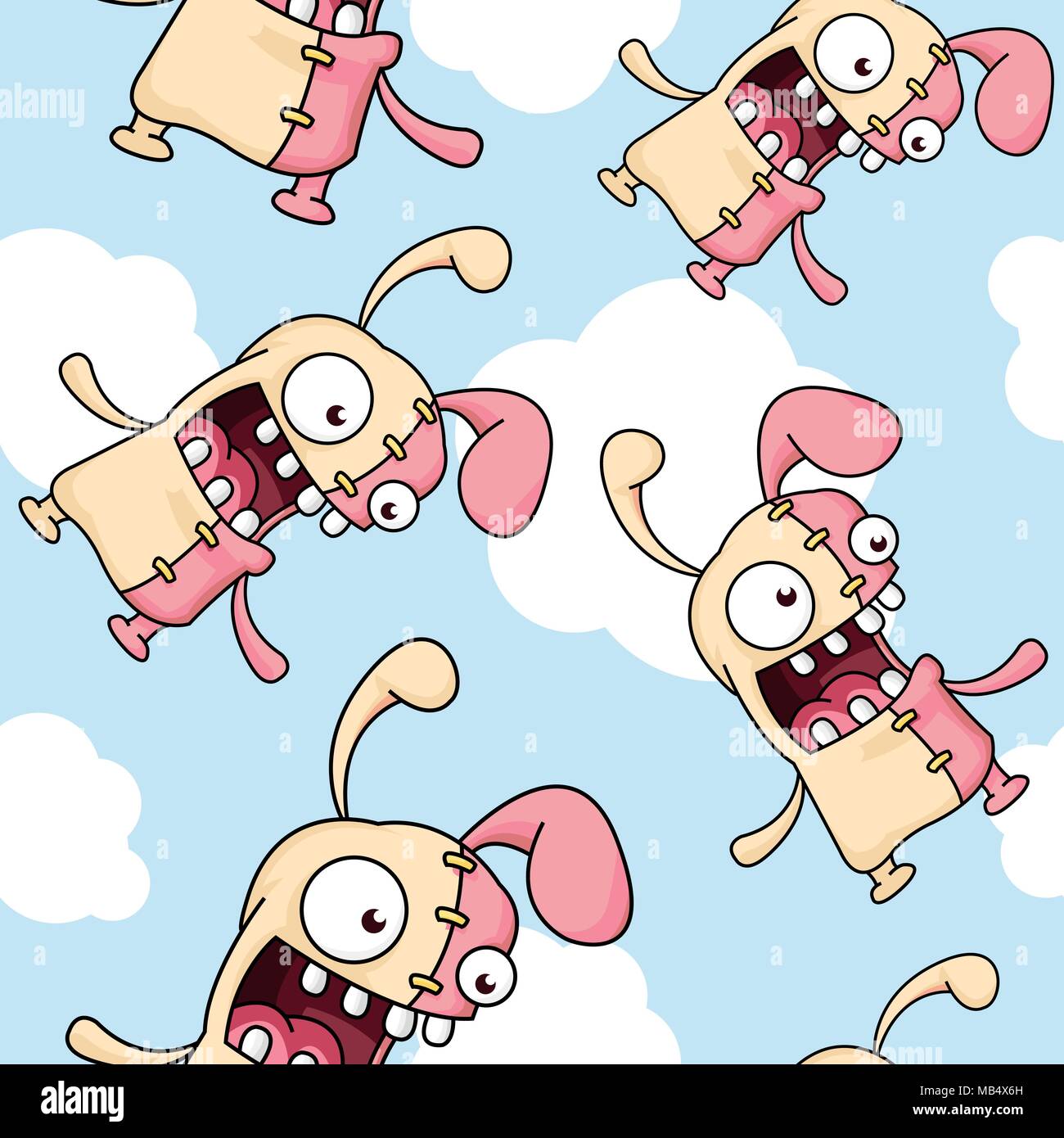 Through clouds in sky Stock Vector Images - Alamy