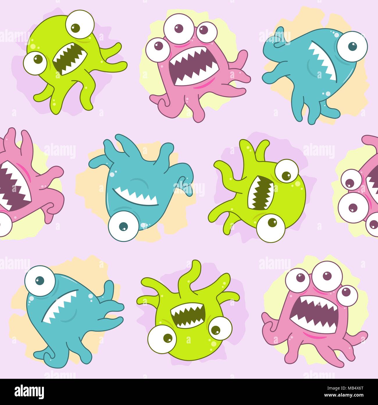 Little monsters cartoon hi-res stock photography and images - Alamy