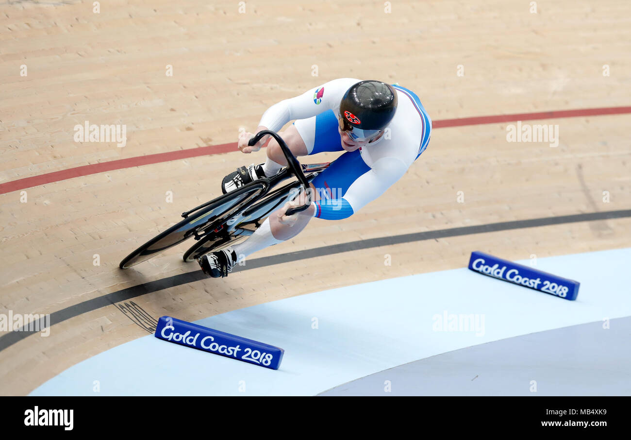 Scotland's Jack Carlin during the Men's Sprint Qualifying at the Anna ...