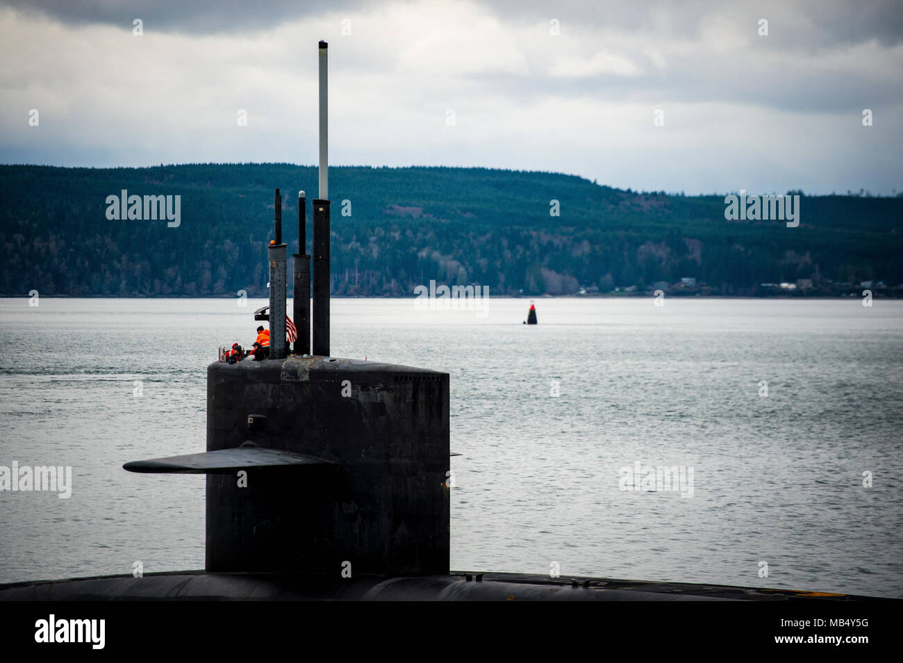 The Gold crew of the Ohio-class ballistic-missile submarine USS ...