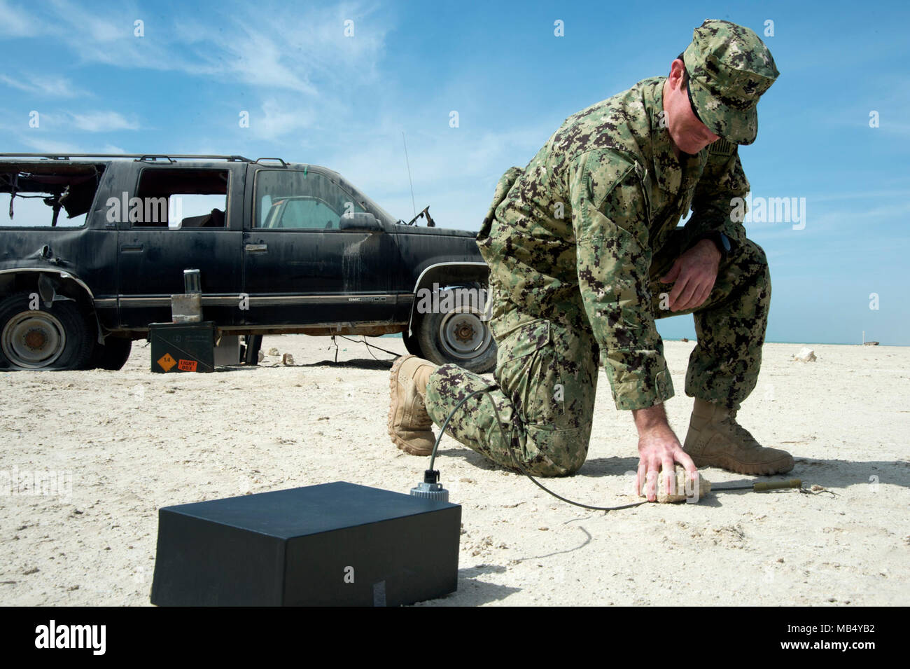 BAHRAIN (Feb 20, 2018) Explosive Ordnance Disposal Technician 2nd Class ...