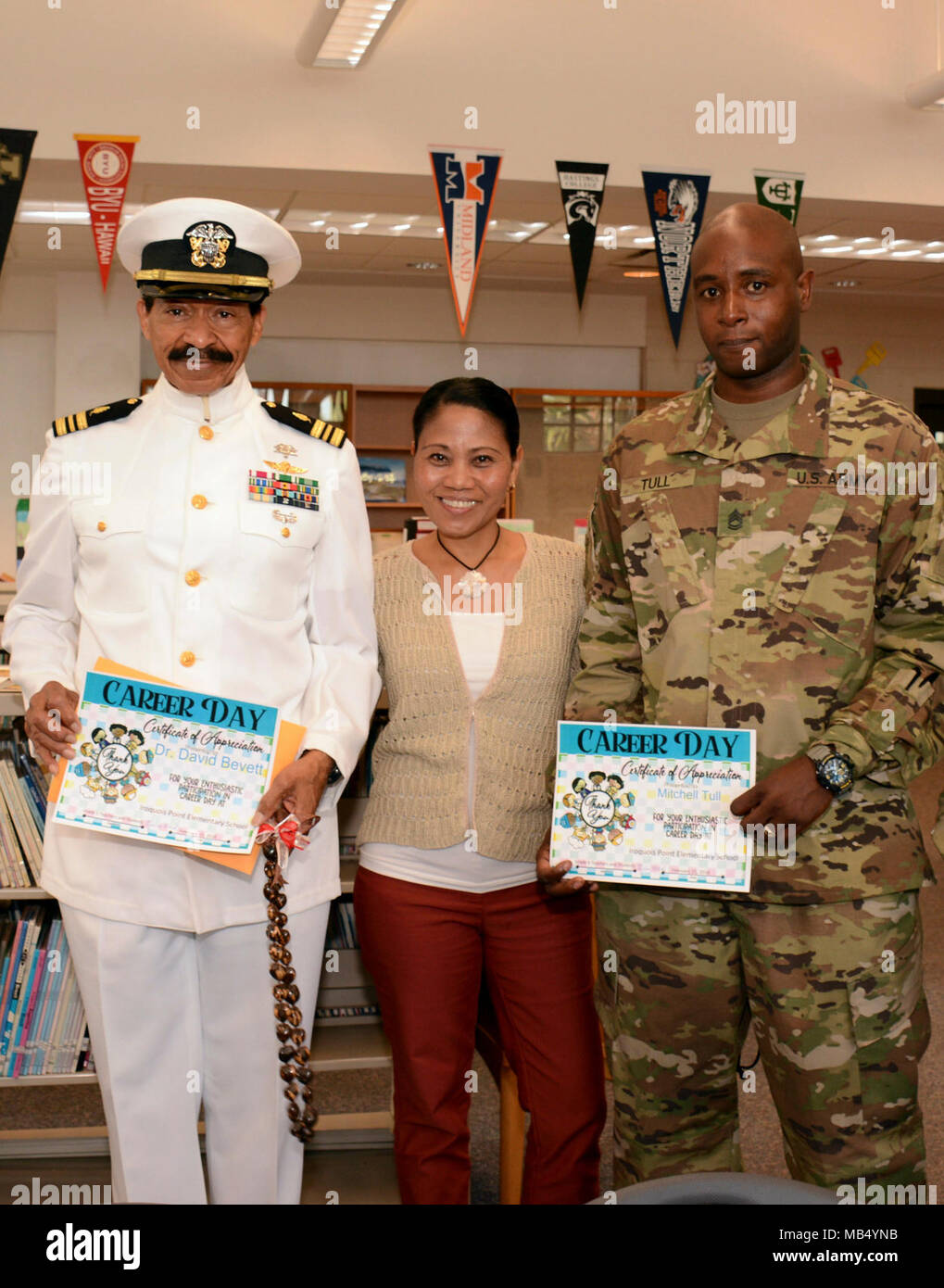Sgt. 1st Class Mitchell D. Tull, an electronic maintenance supervisor ...