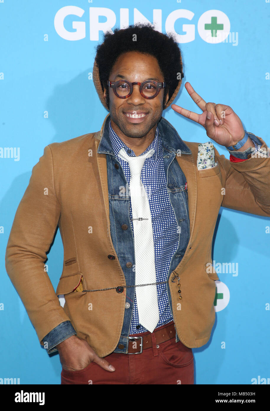 Premiere of 'Gringo' at Regal LA Live - Arrivals Featuring: Johnathan ...