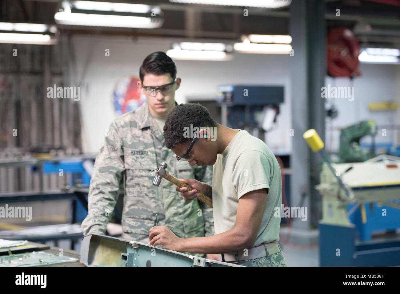 U.S. Air Force Airman 1st Class Gilbert Martinez, 18th Equipment ...