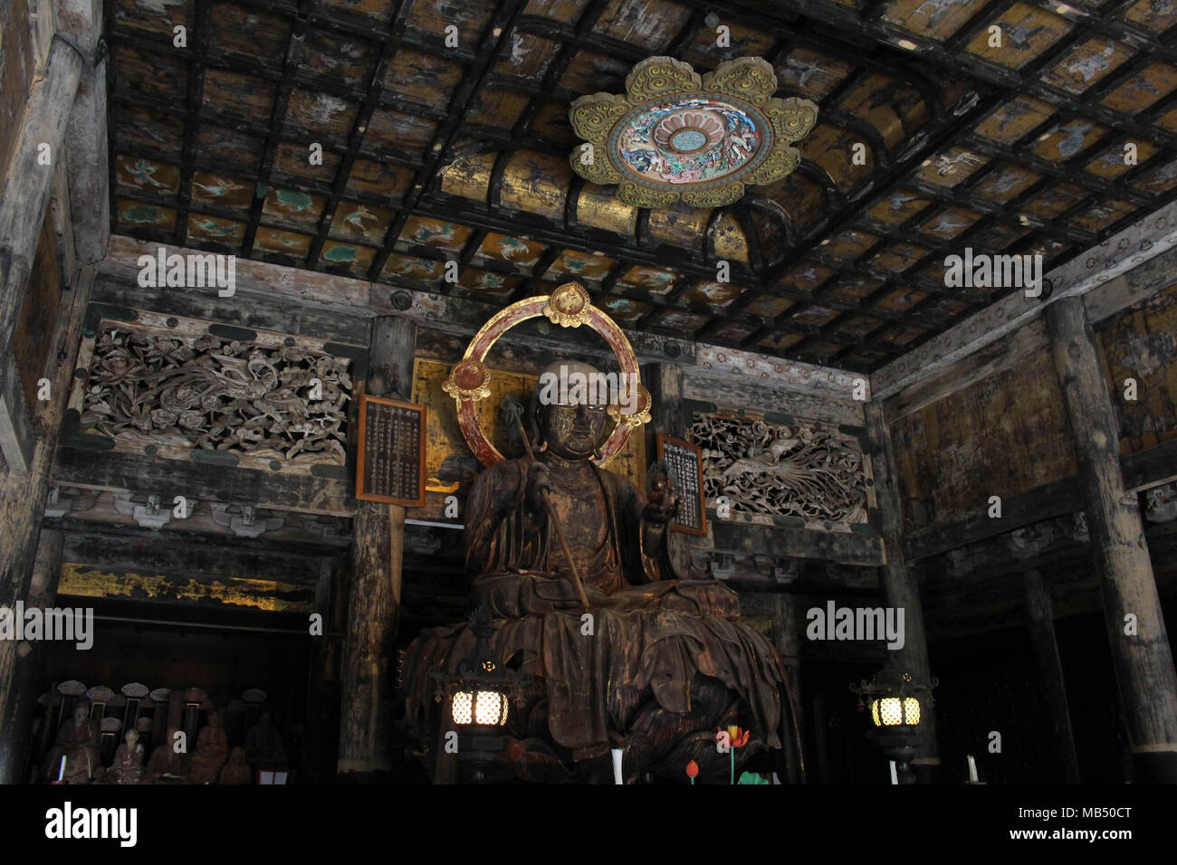 Translation: The Buddha statues around Kenchoji Zen temple. One of Five ...