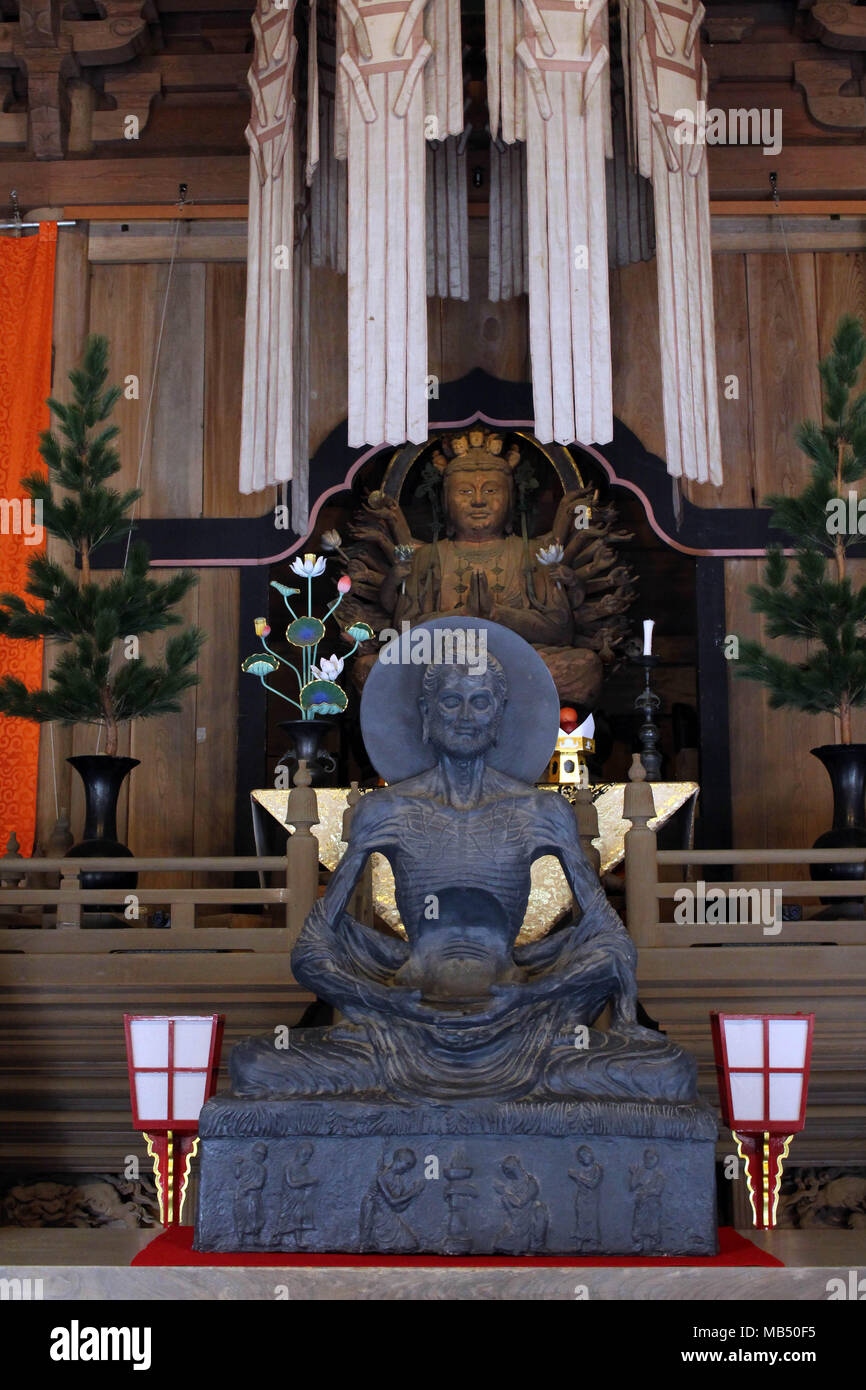 Translation: The Buddha statues around Kenchoji Zen temple. One of Five ...