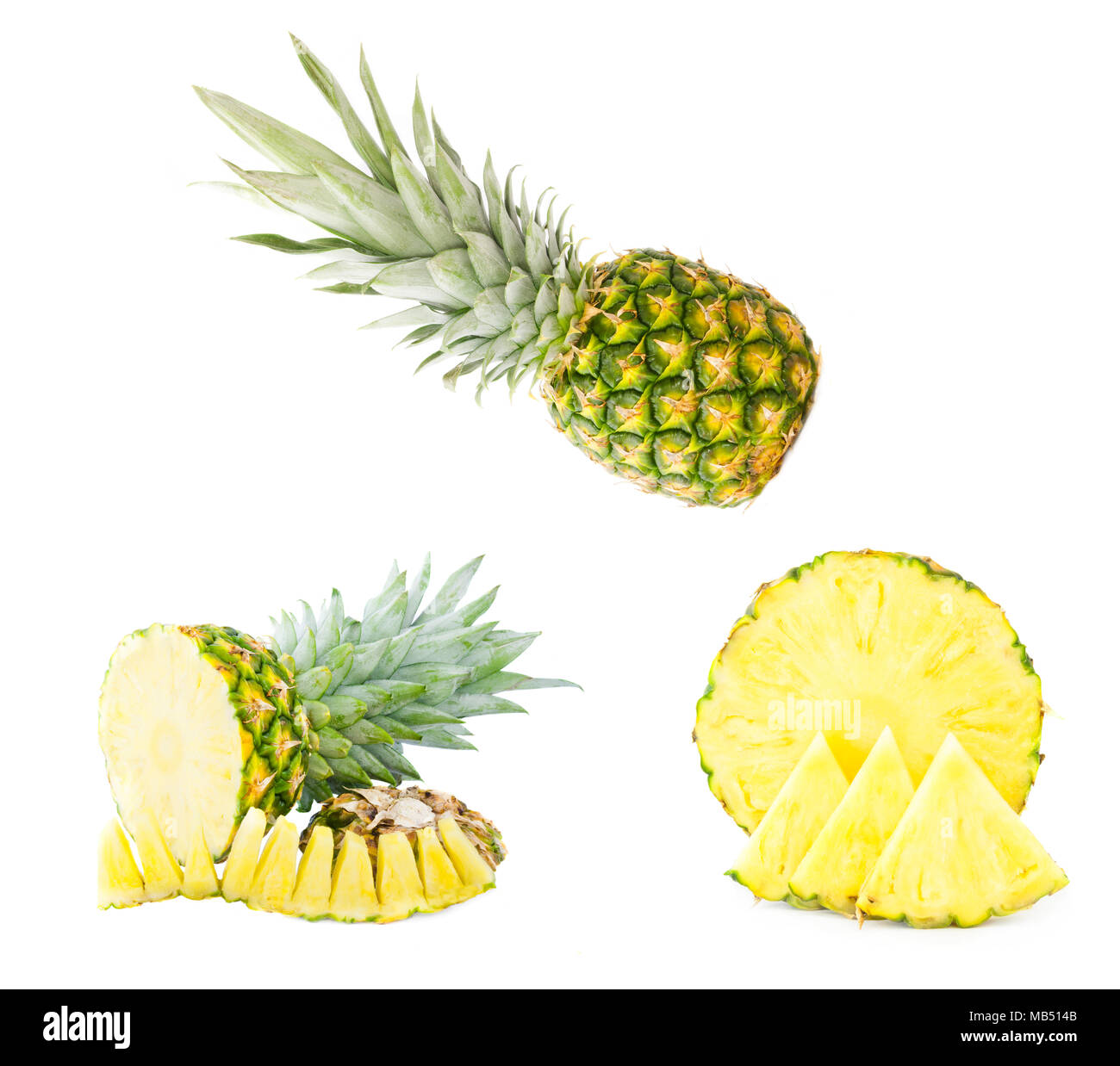 Pineapple cut set on hi-res stock photography and images - Alamy