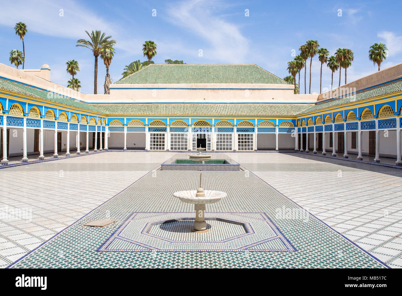 Bahia Palace, Marrakech, Morocco Stock Photo - Alamy
