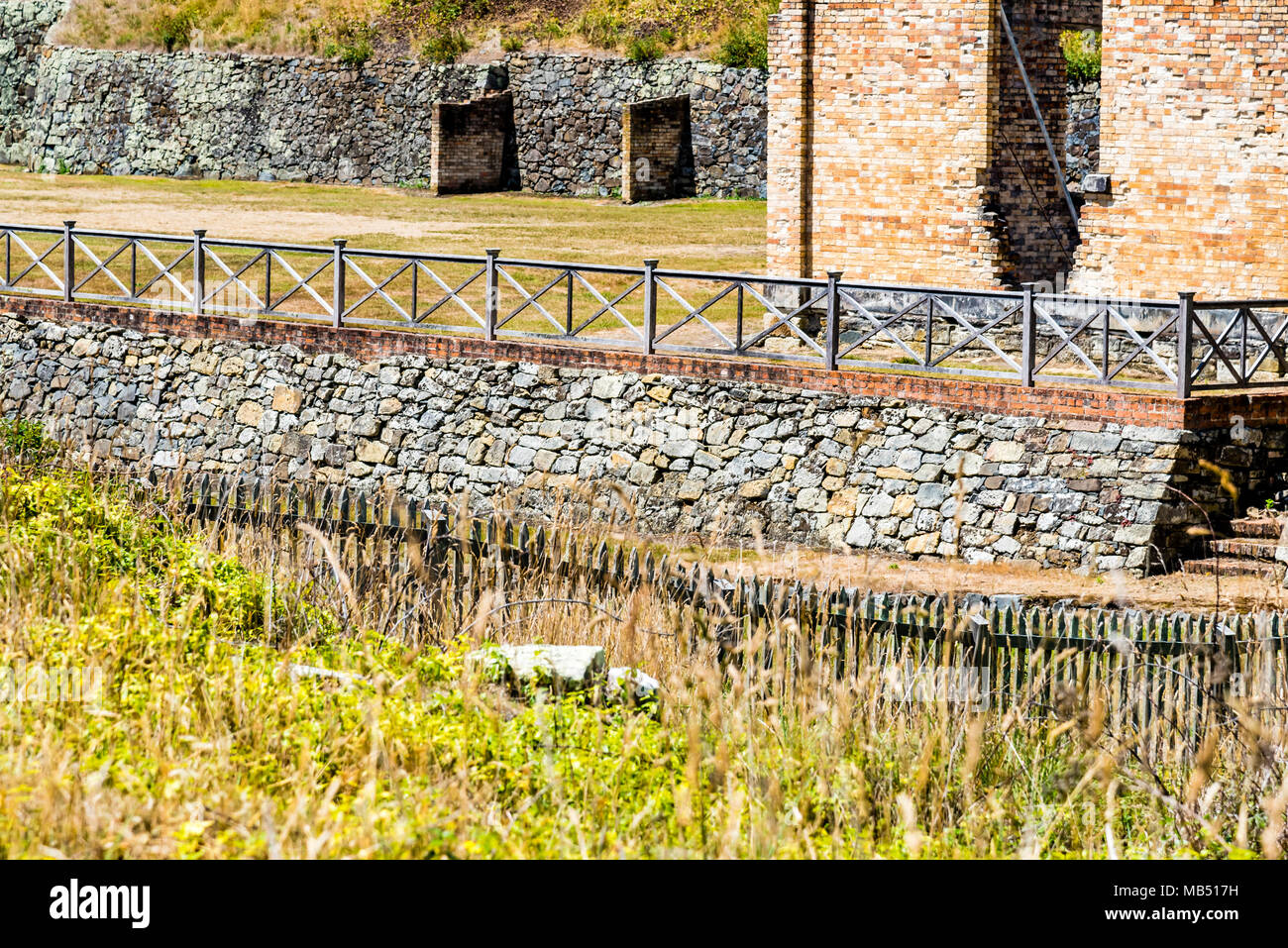 Architectural details of old buildings Port Arthur, Tasmania, Australia ...