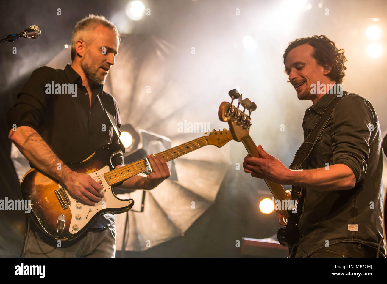 Gregi Heini, guitarist and Andi Schnellmann, bassist of the Swiss ...