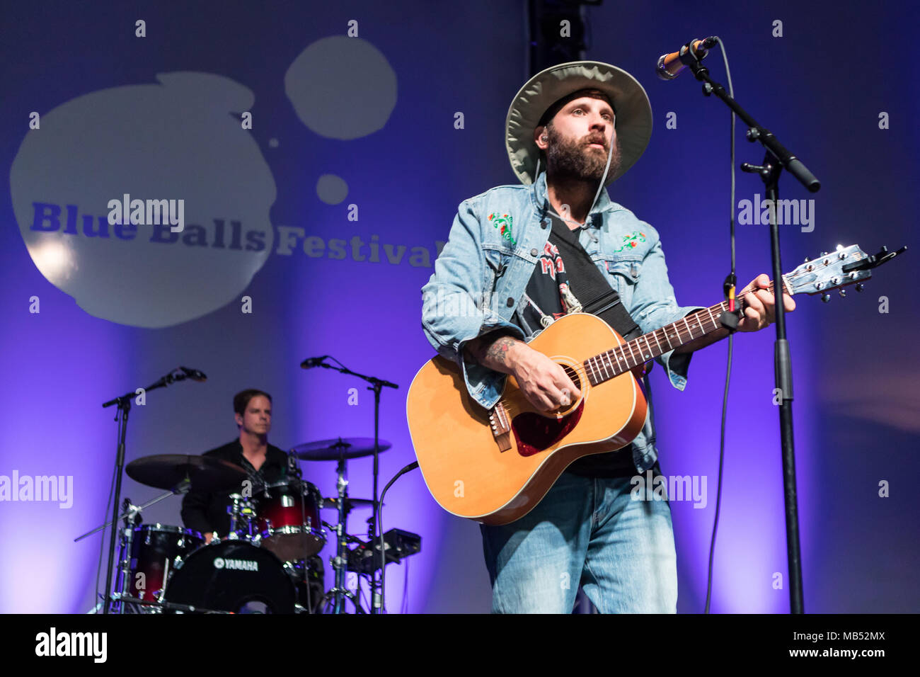 The Canadian folk pop band The Strumbellas live at the 25th Blue Balls ...