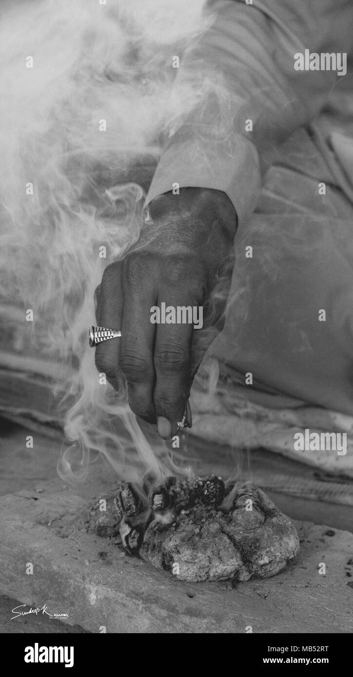Traditional culture smoke Black and White Stock Photos & Images - Alamy