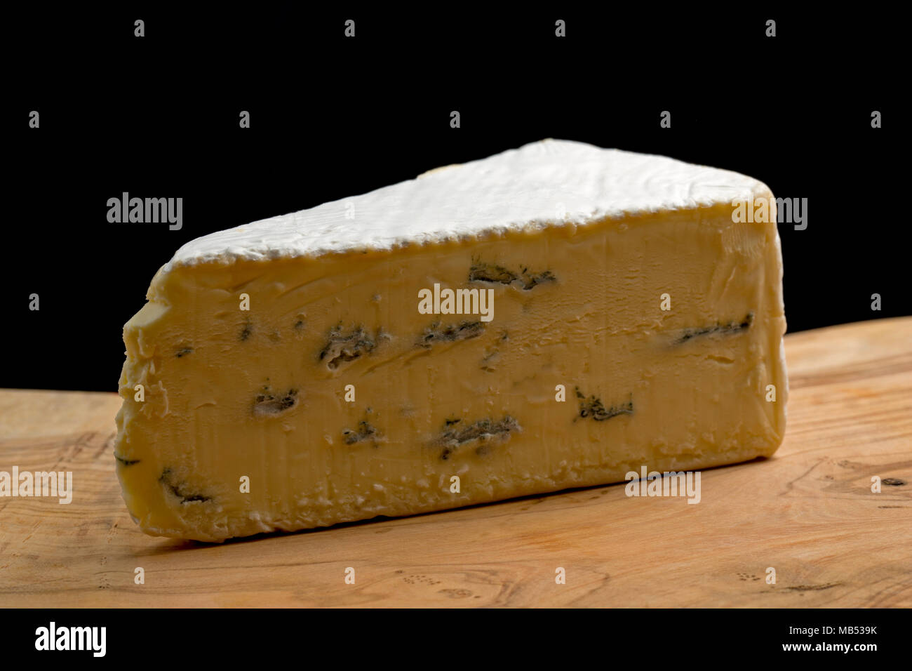 German cambozola cheese, also known as blue brie, bought from a ...