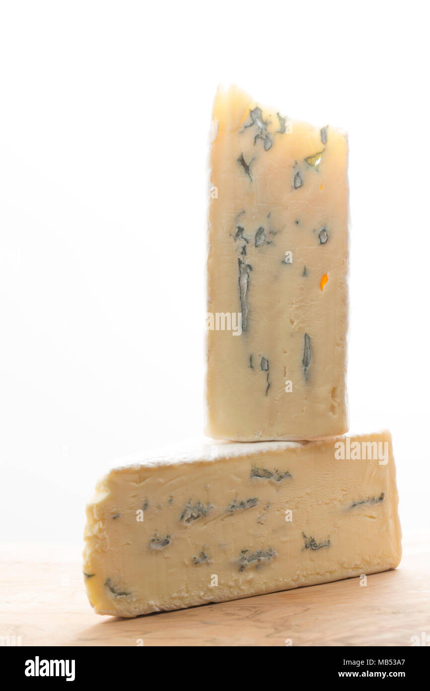 German cambozola cheese, also known as blue brie, bought from a ...