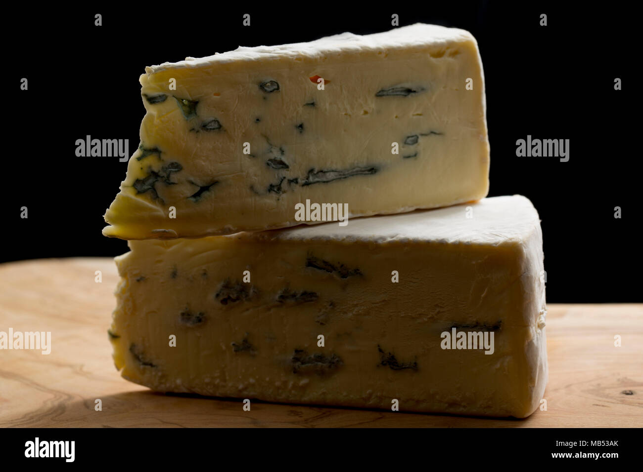 German cambozola cheese, also known as blue brie, bought from a ...