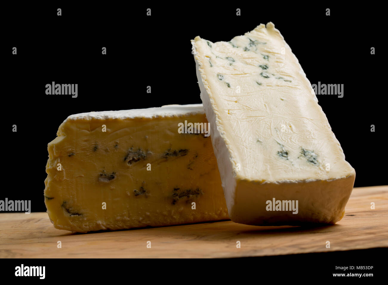 German cambozola cheese, also known as blue brie, bought from a ...