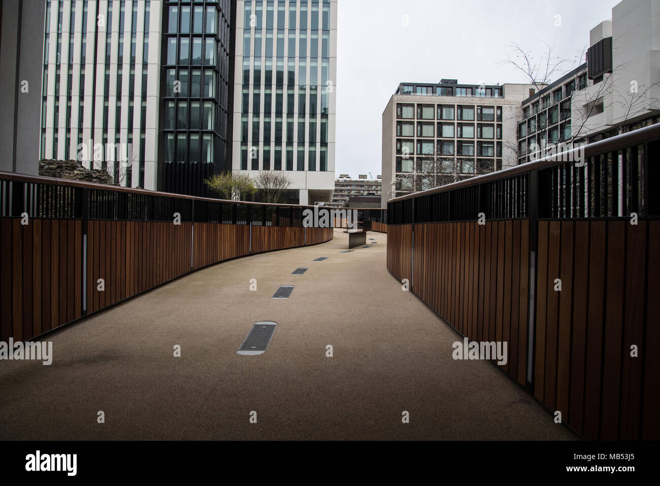 New Highwalk at Barbican, London Stock Photo - Alamy