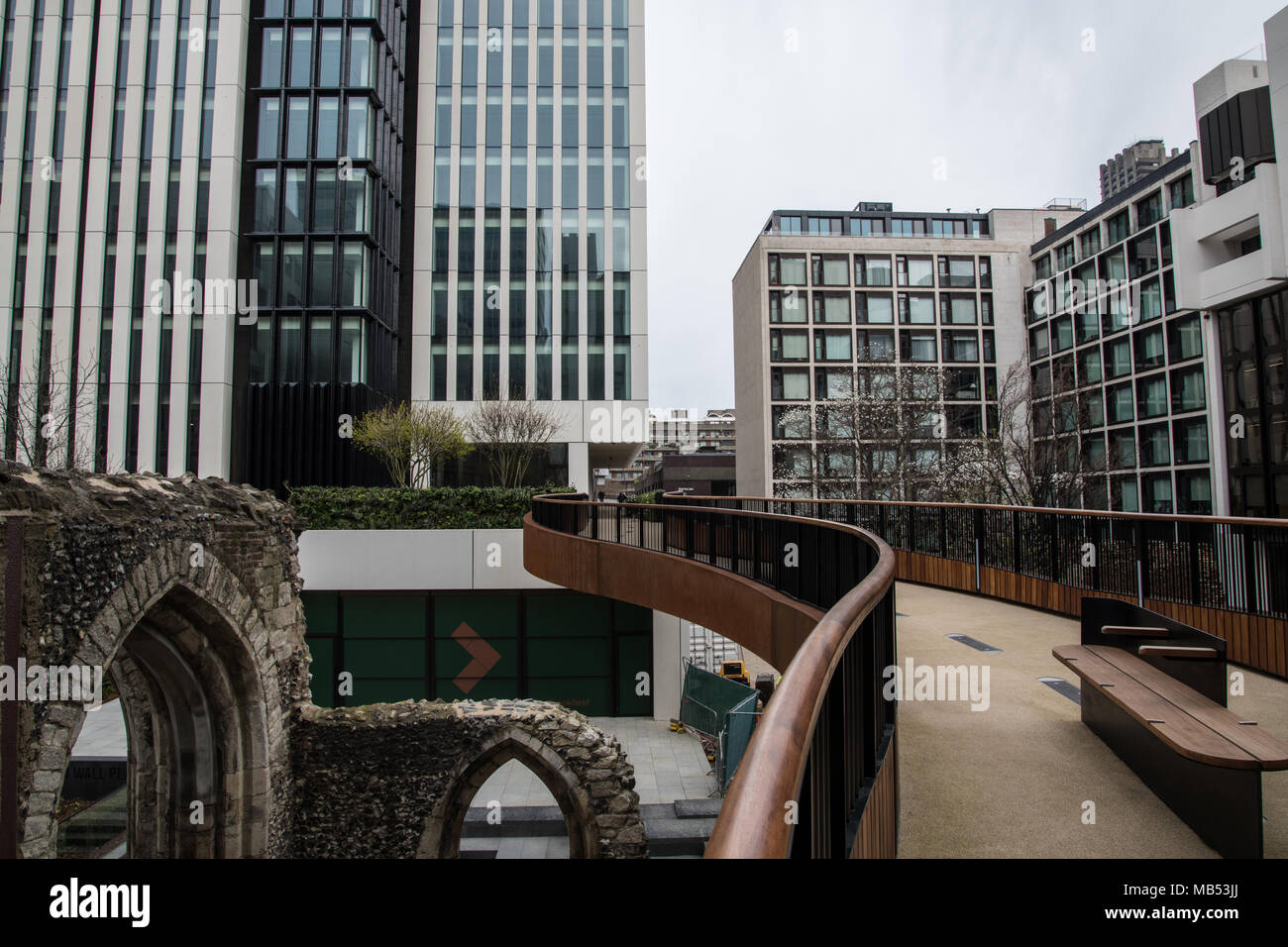 New Highwalk at Barbican, London Stock Photo - Alamy