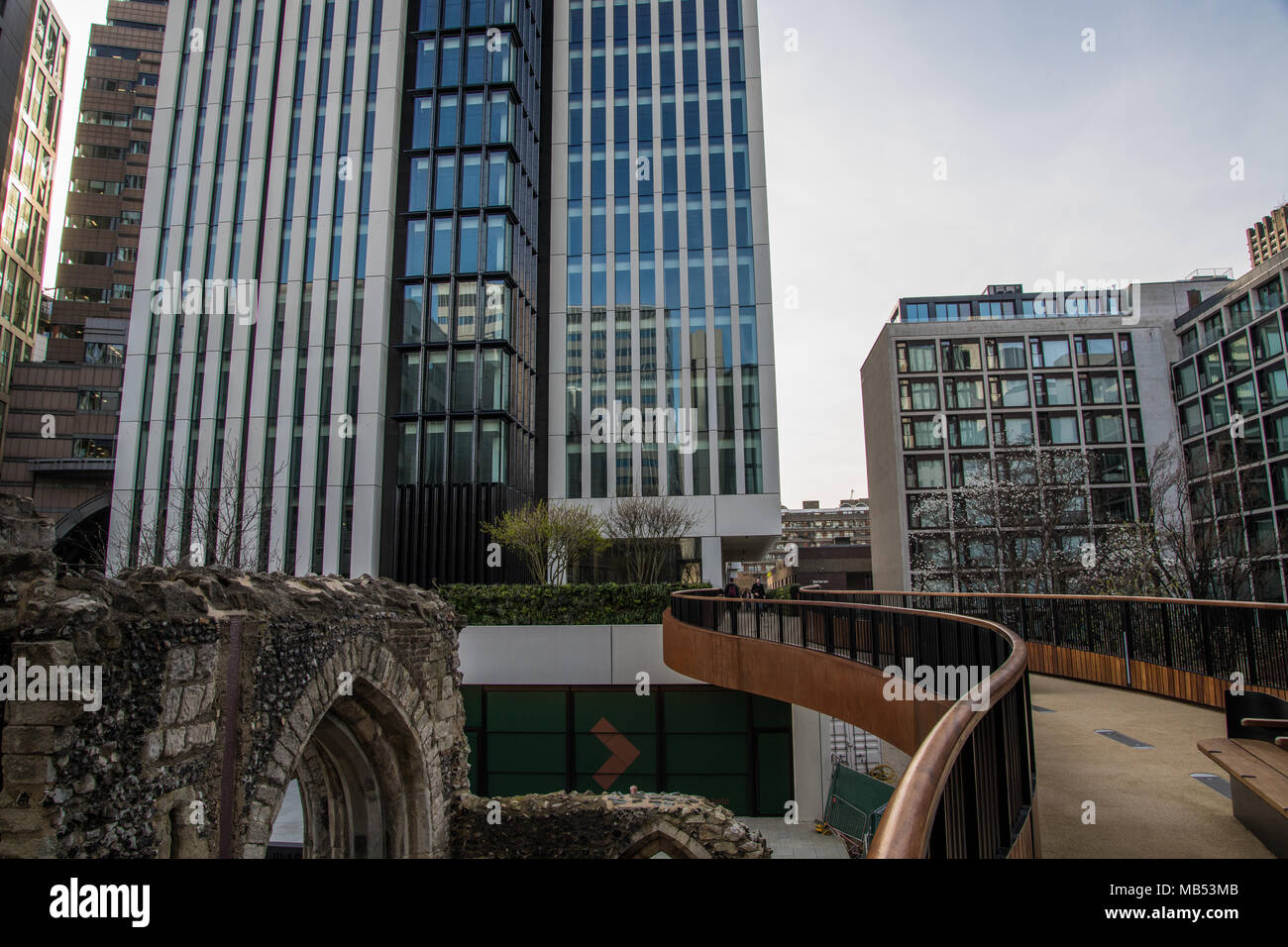 New Highwalk at Barbican, London Stock Photo - Alamy