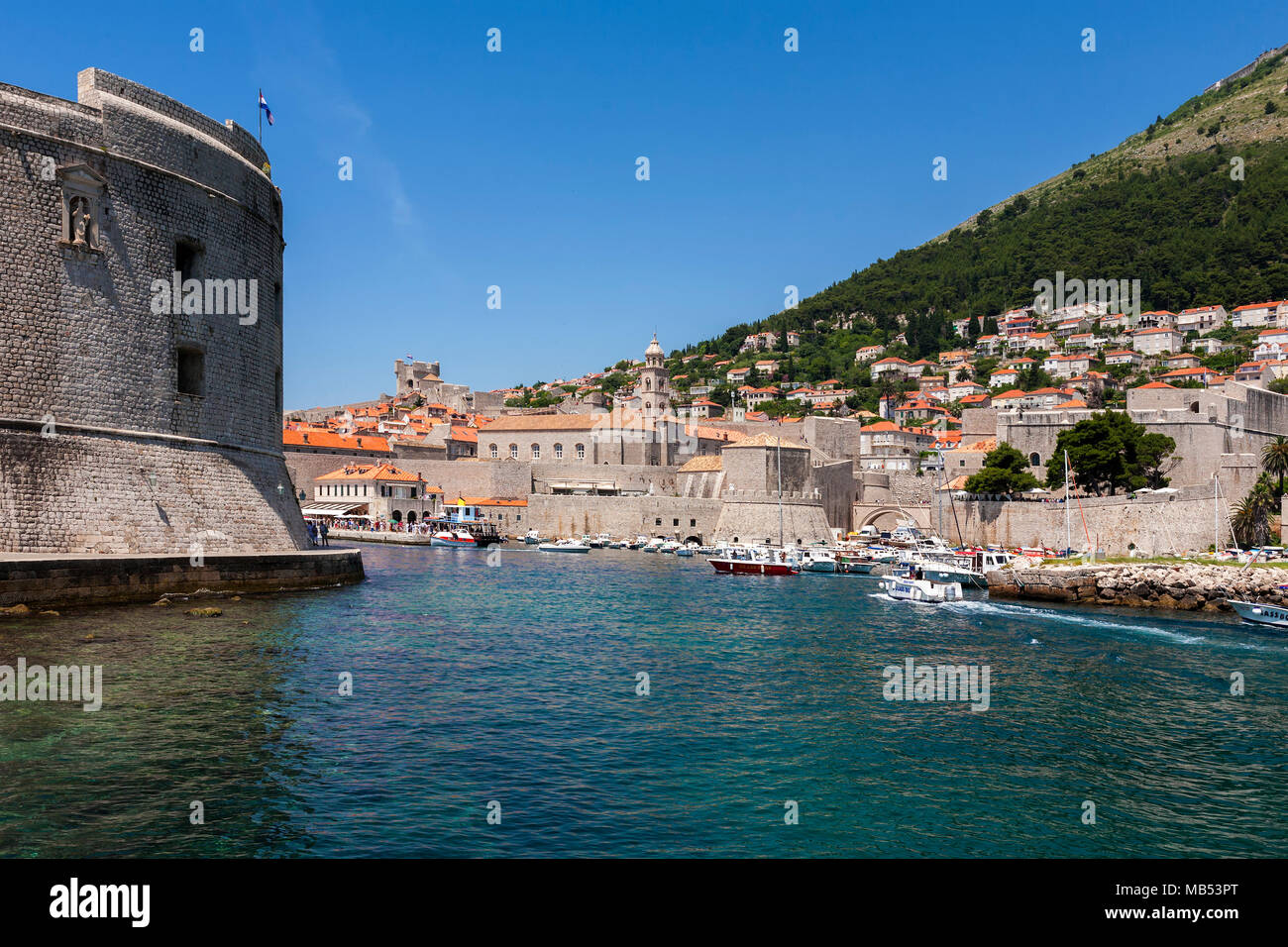 Stara Luka (Old Harbour), St. John's Fort and Stari Grad (old town ...
