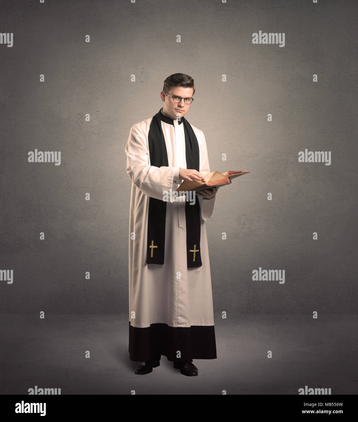 Priest Blessing Man High Resolution Stock Photography and Images - Alamy