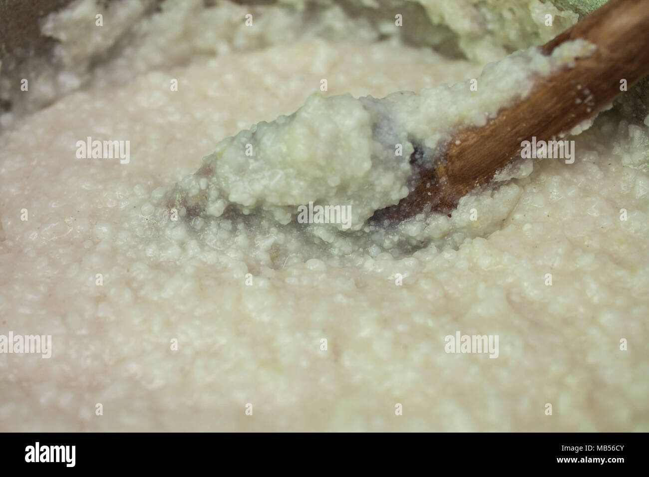 Mengrelian corn mamalica (ghomi). Georgian traditional food Stock Photo ...