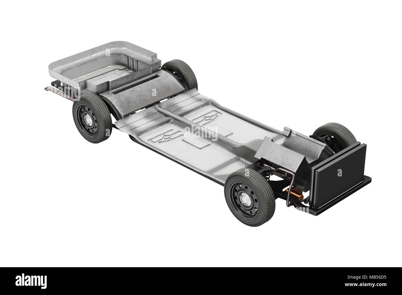 Chassis frame suspension bridge auto. 3D rendering Stock Photo - Alamy