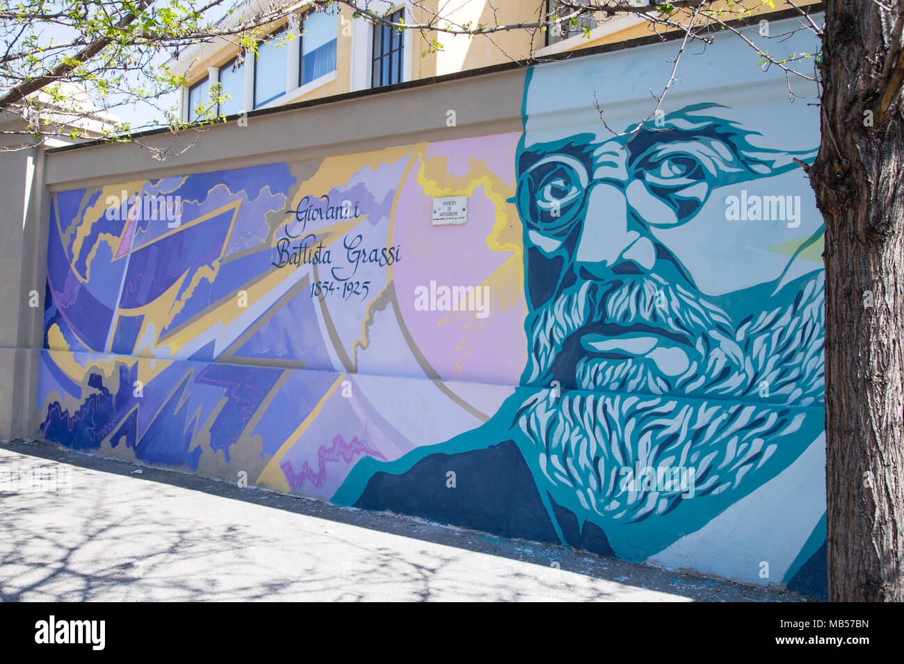 Rome, Italy. 07th Apr, 2018. Giovanni Battista Grassi Along the ...