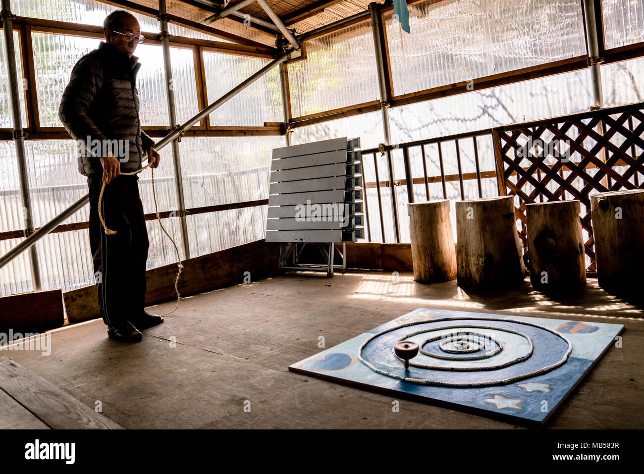 In Japan, spinning tops are believed to bring good luck and prosperity ...