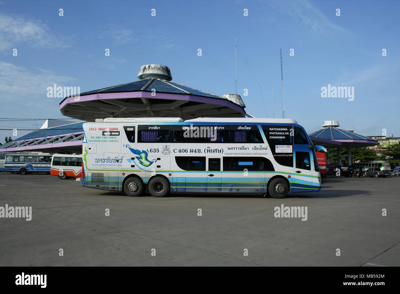 CHIANG MAI, THAILAND - AUGUEST 18 2007: Scania Irizar of Nakhonchai ...