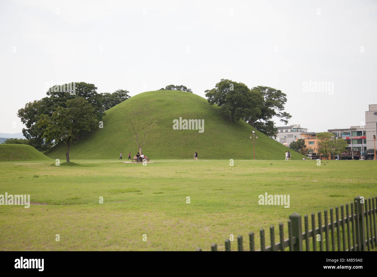 Leung (Royal tomb in Korean) in Gyeongju, South Korea Stock Photo - Alamy