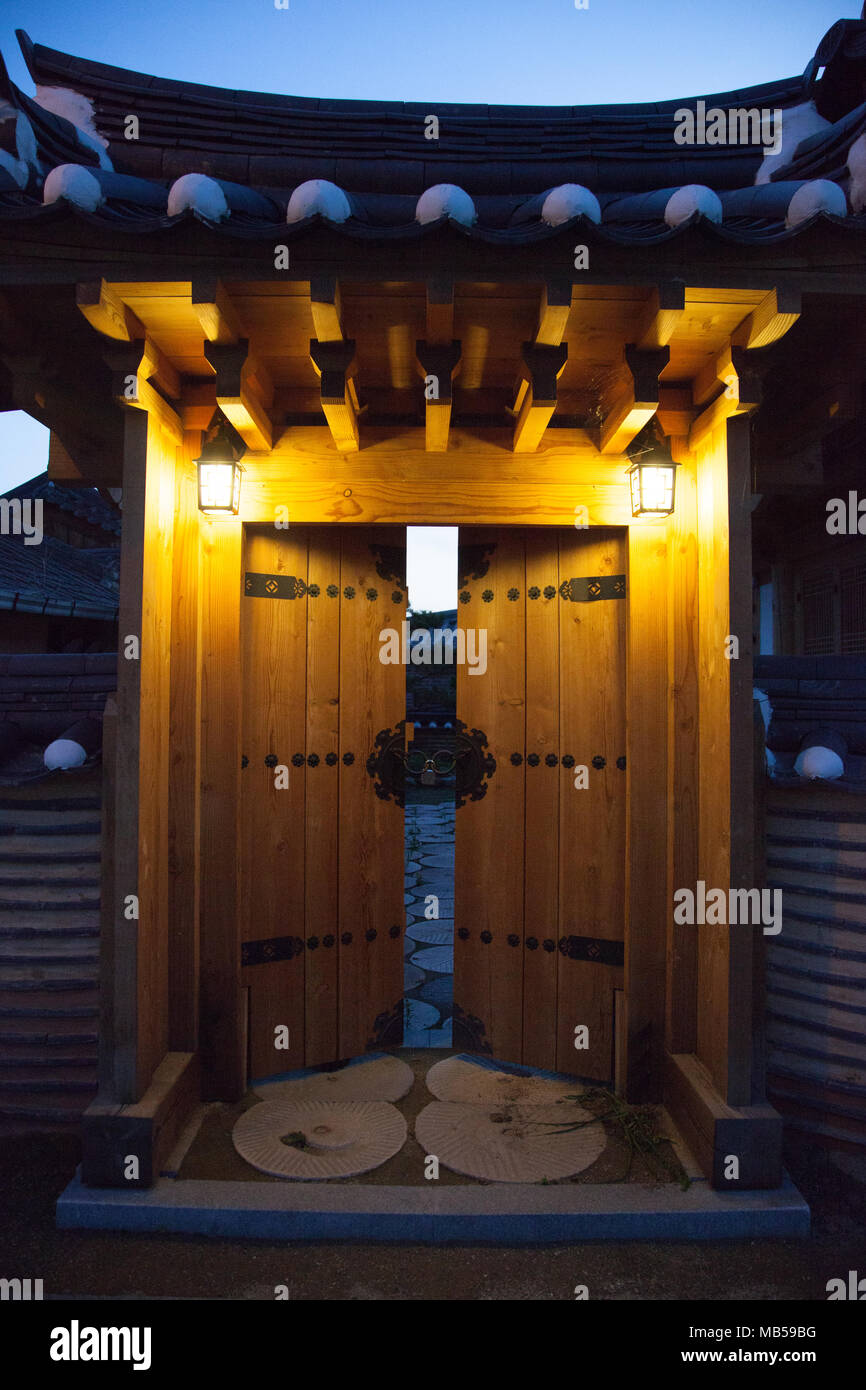Traditional Korean House Gate