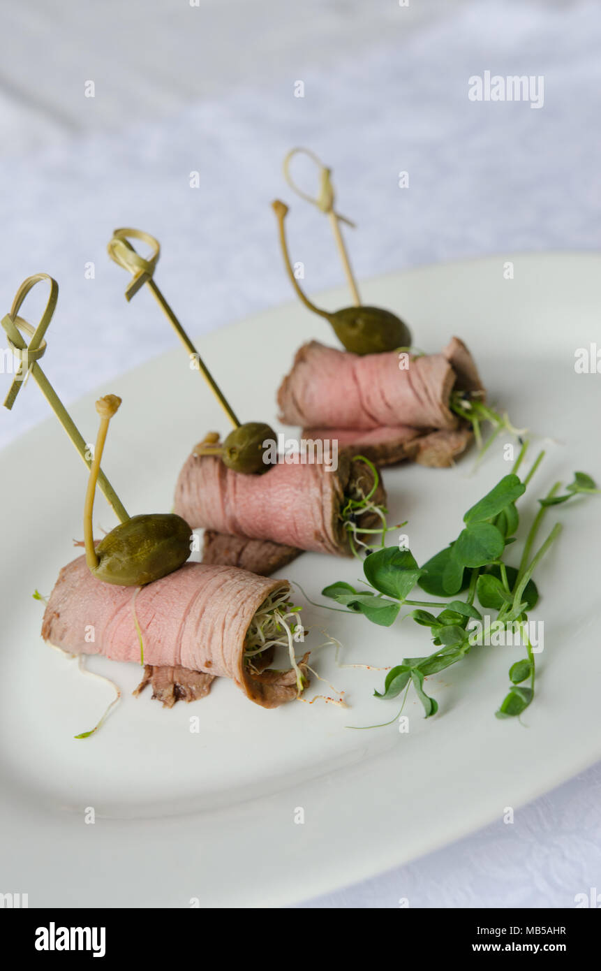 Beef roll hi-res stock photography and images - Alamy