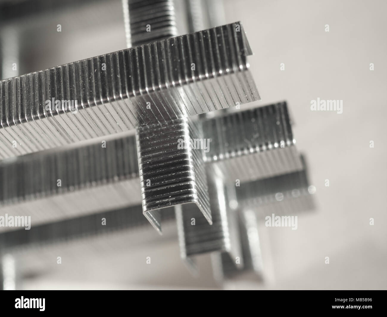model of a steel structure made with staples Stock Photo - Alamy