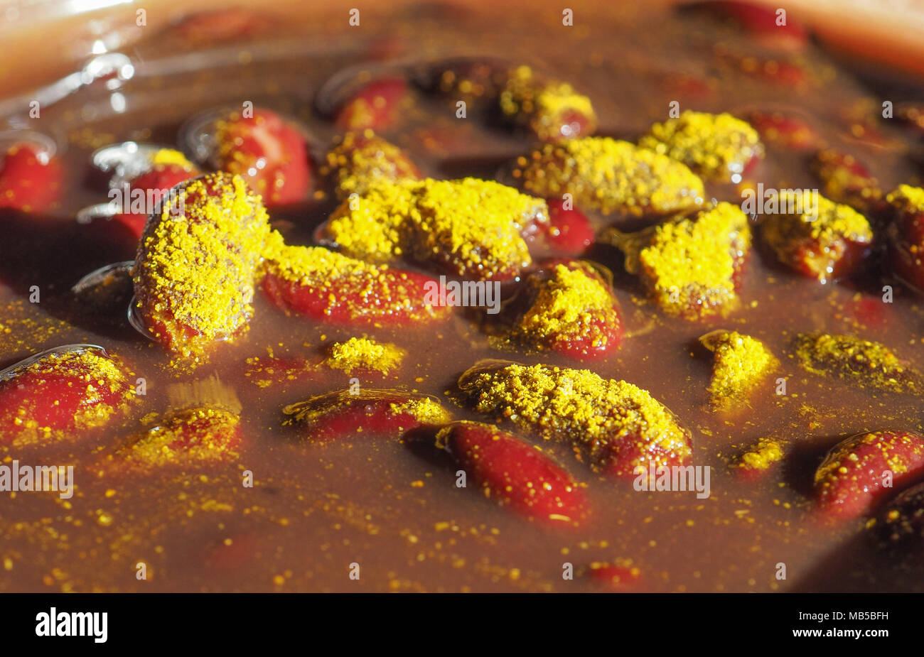 red kidney beans curry, variety of common bean (Phaseolus vulgaris ...