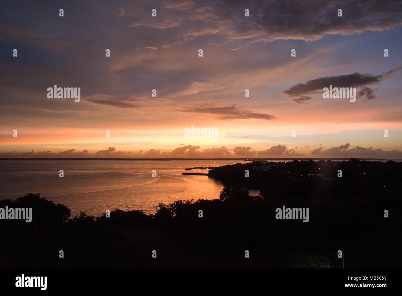 Darwin,Northern Territory, Australia-March 7,2018: High angle view over ...