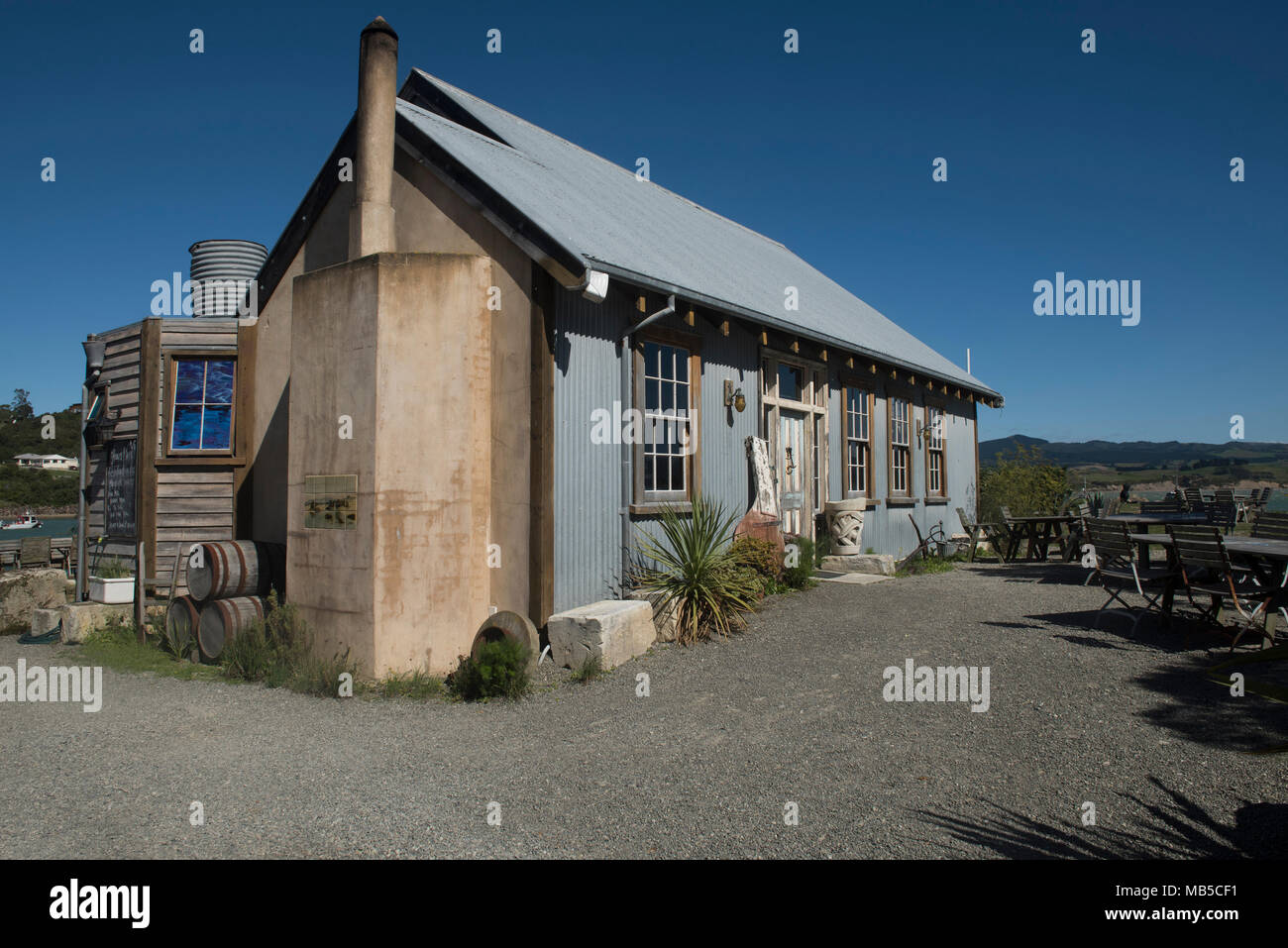 Fleur's Place famous seafood restaurant, Moeraki, Otago, New Zealand ...