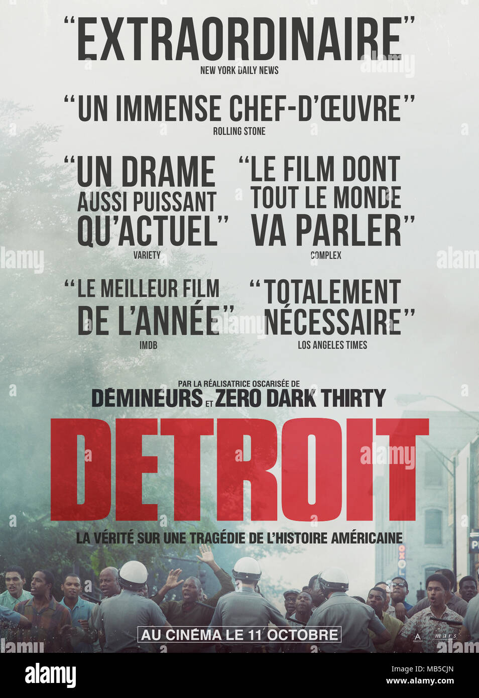 RELEASE DATE: August 4, 2017 TITLE: Detroit STUDIO: Annapurna Pictures ...