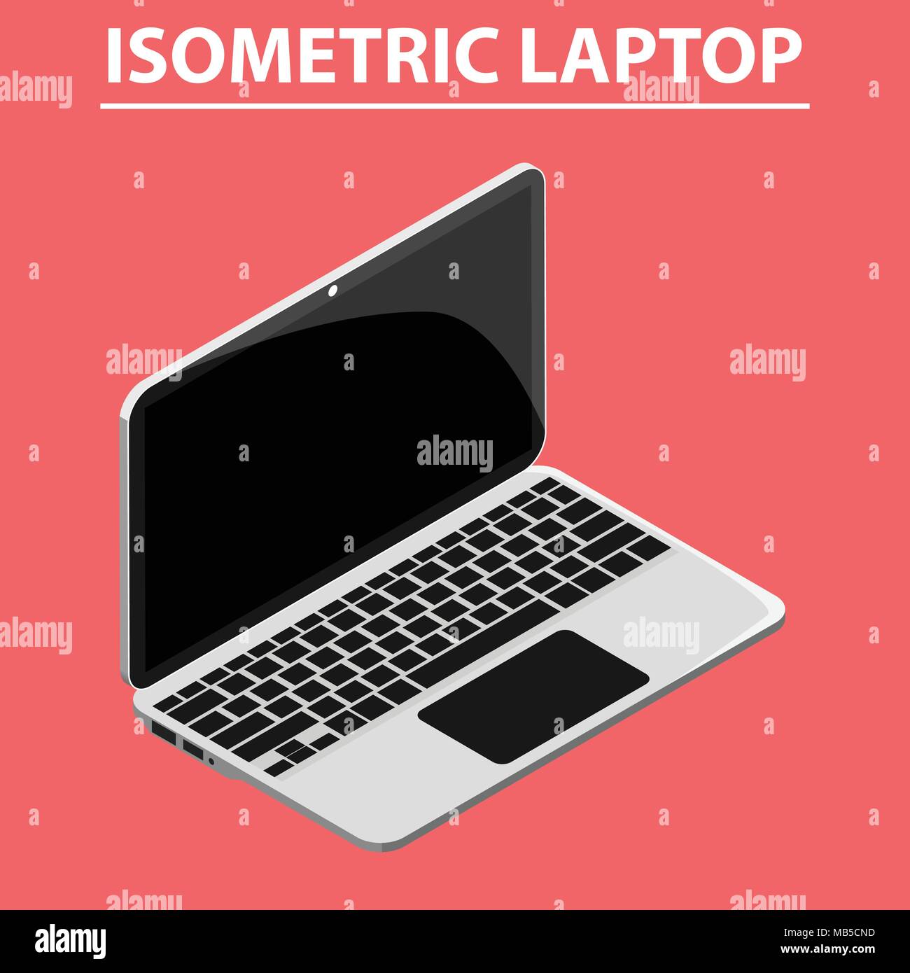 3d laptop vector vectors hi-res stock photography and images - Alamy