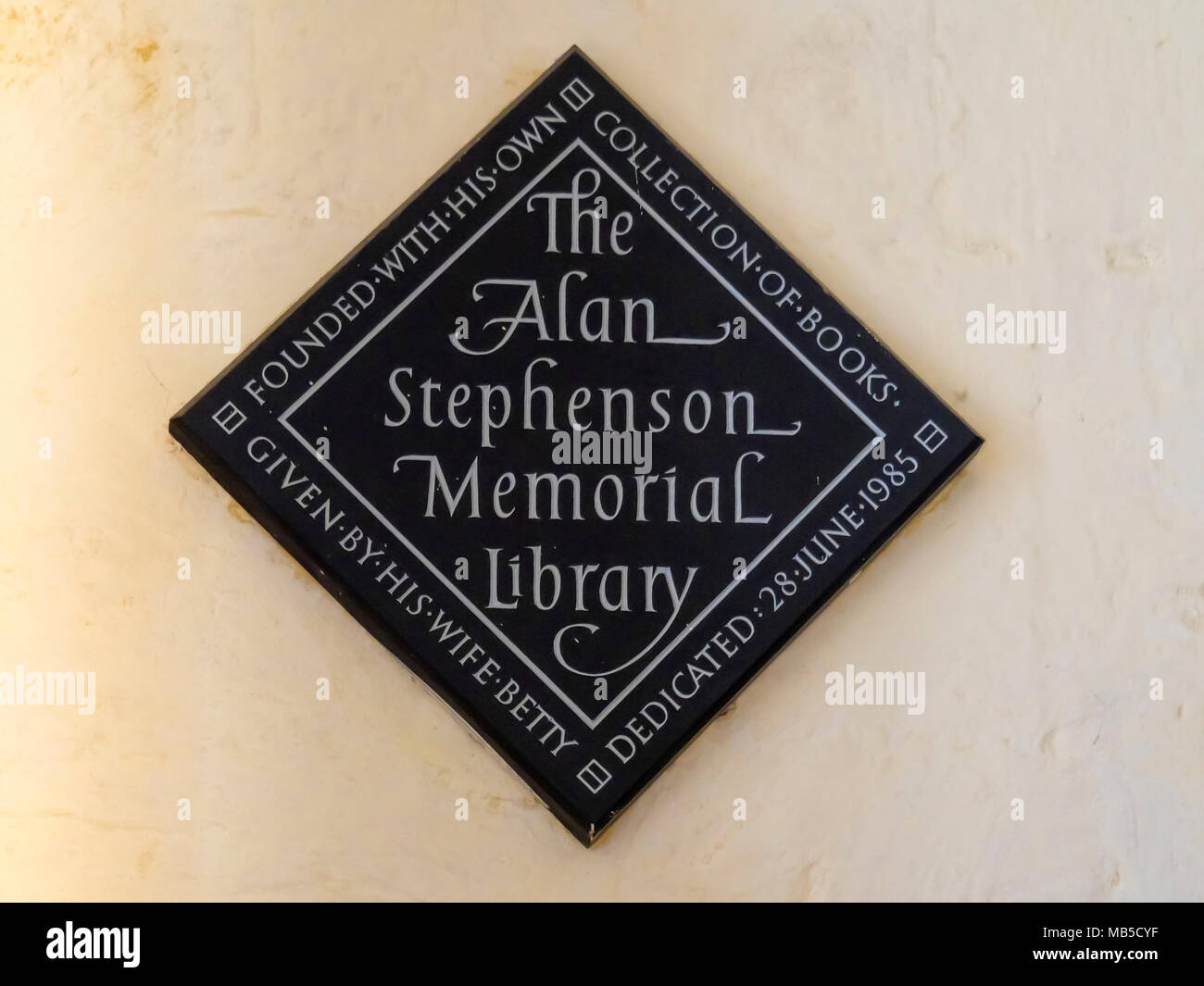 Alan stephenson memorial library hi-res stock photography and images ...