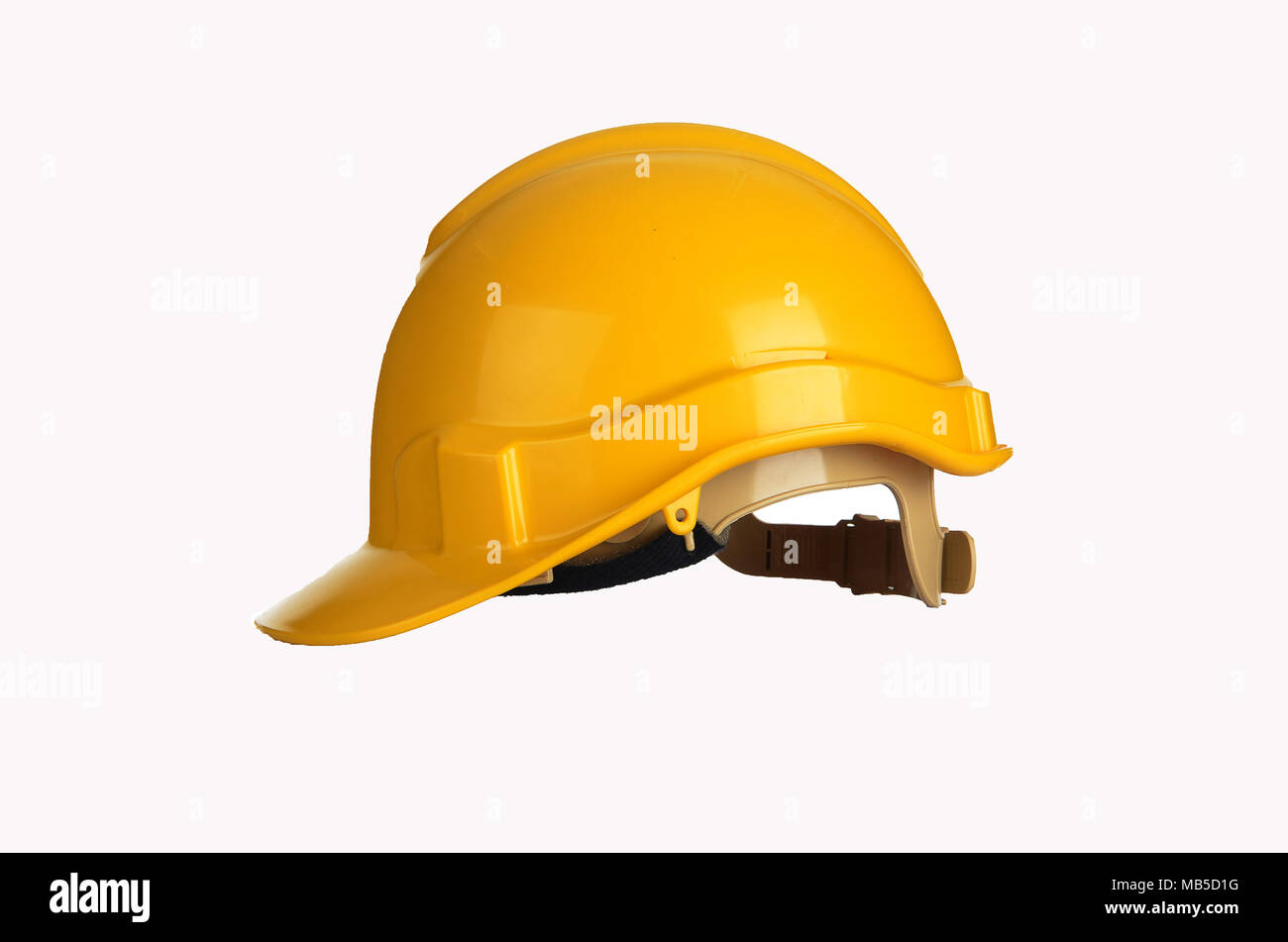 Yellow safety helmet Cut Out Stock Images & Pictures - Alamy