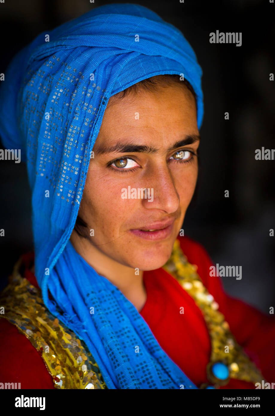 Kurdish Young Woman, Palangan, Iran Stock Photo - Alamy