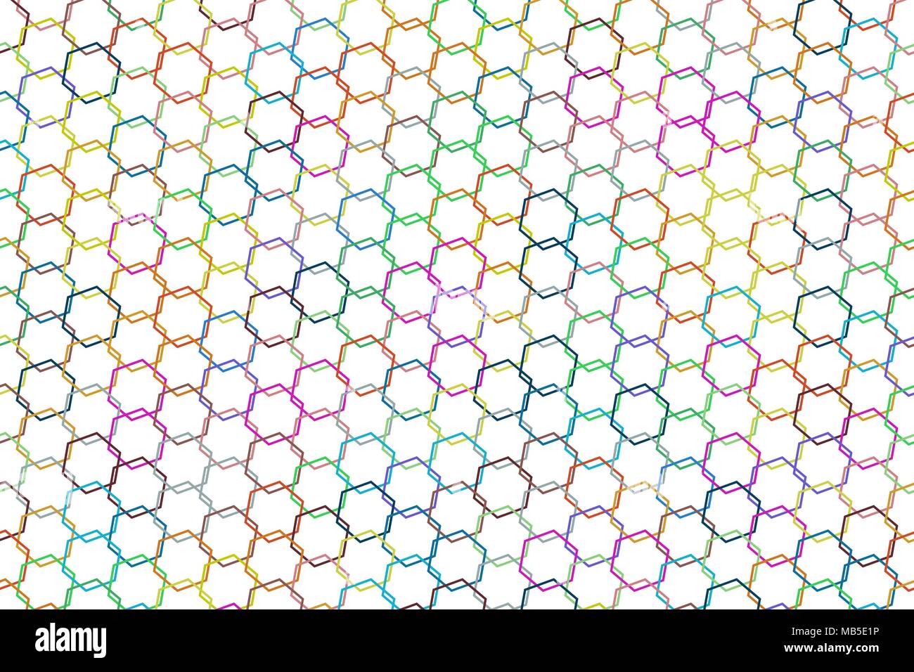 Background abstract hexagon pattern for design. Style of mosaic or tile ...