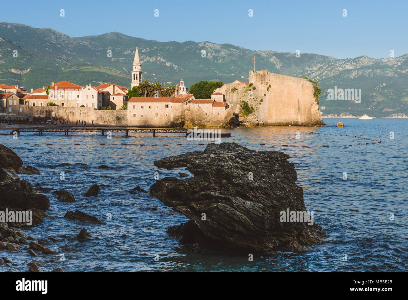 Budva bay view medieval hi-res stock photography and images - Alamy