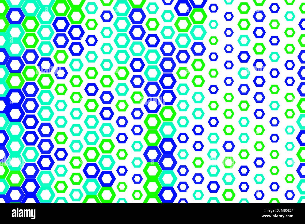 Abstract geometric hexagon pattern, colorful & artistic for graphic design, catalog, textile or ...