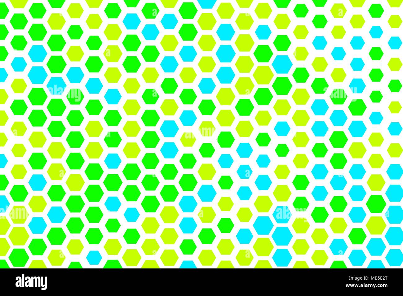 Conceptual background hexagon pattern for design. Style of mosaic or ...