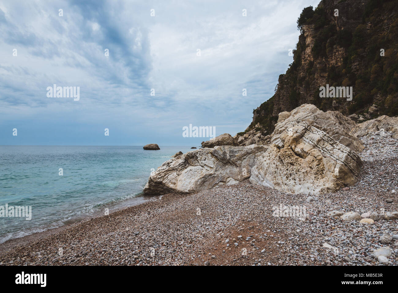 Montenegro beach pebble hi-res stock photography and images - Alamy