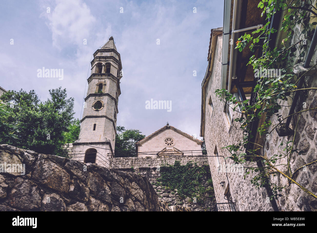 Saint Nikola Church in Perast Stock Photo - Alamy