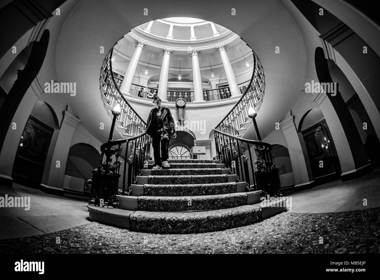 Scotland tourists staircase hi-res stock photography and images - Alamy