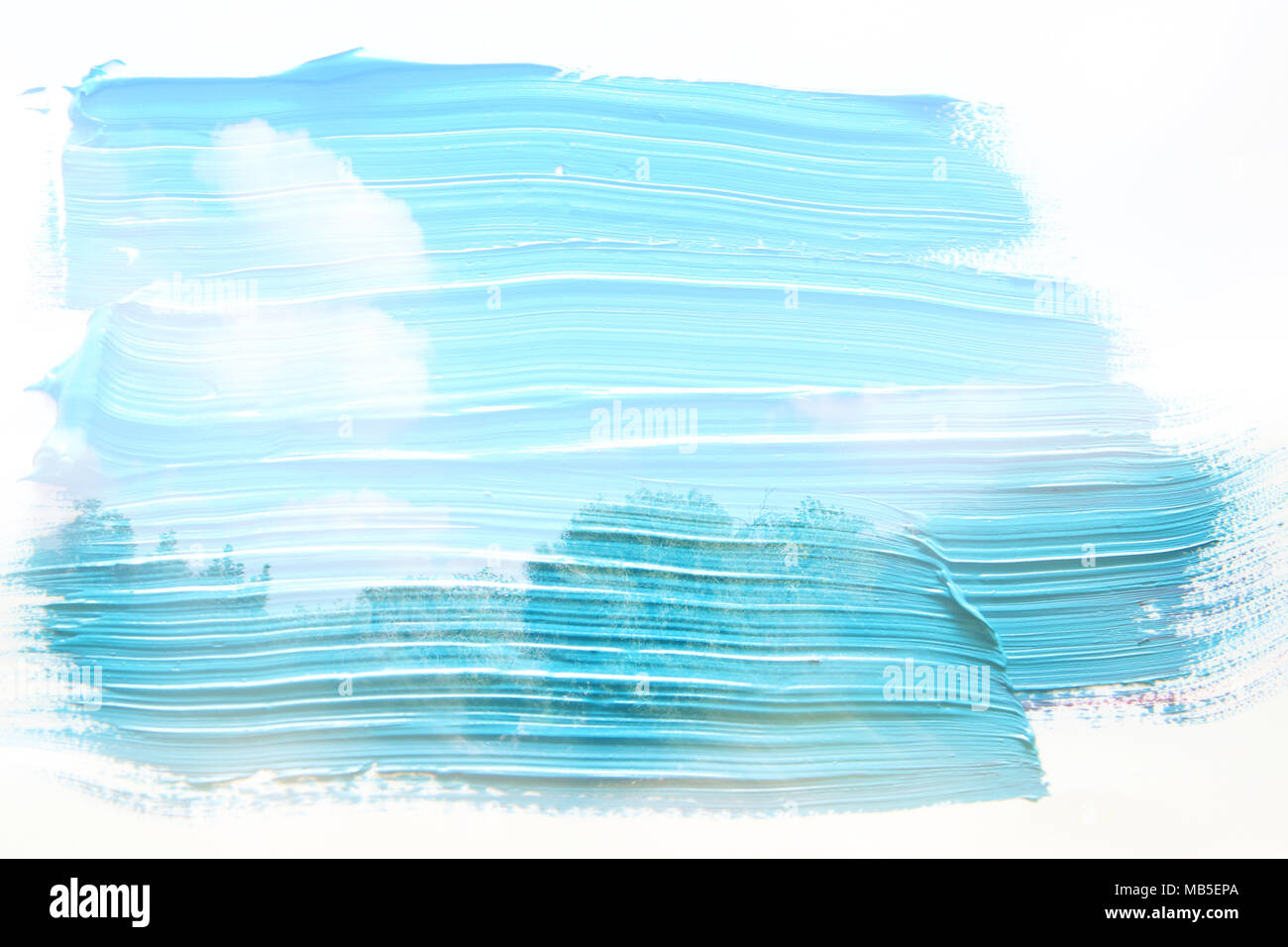 dreamy and abstract image of the blue sky with white clouds. double ...